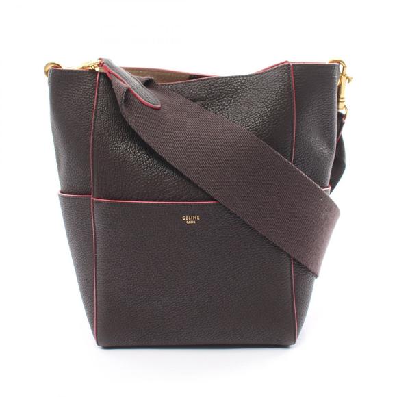 Celine | Bags | Celine Saw Sangle Small Leather Bucket Shoulder Bag ...
